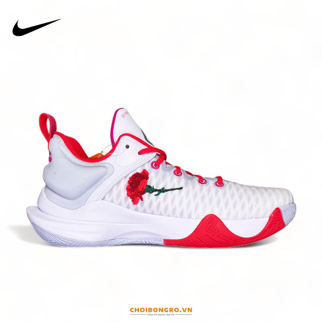 Nike Giannis Immortality 2 "Rose" chính hãng DC6927-101 | Trắng ghi đỏ ...